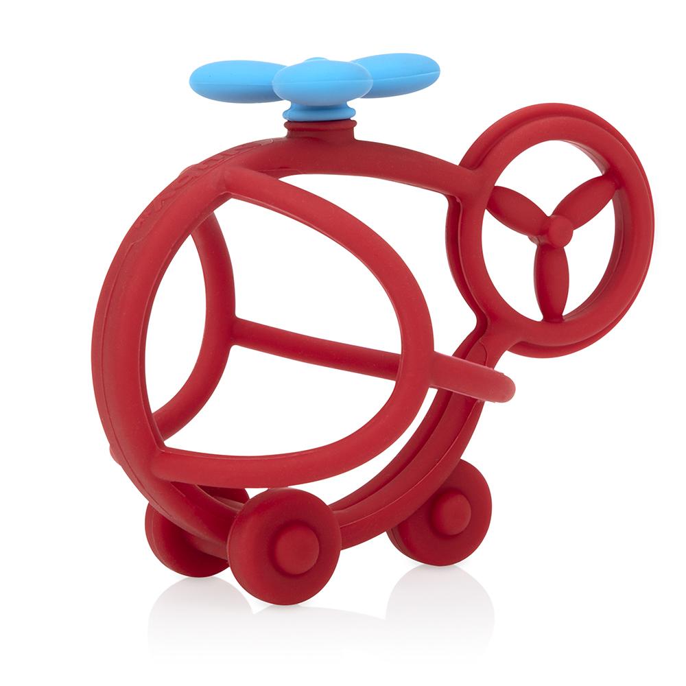 NUBY CHEWY CHUMS SILICONE CHARACTER TEETHING BALL-HELICOPTER – Wonder Babies